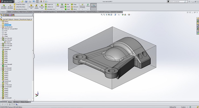 Benefits of having a fully integrated CAM package within Solidworks