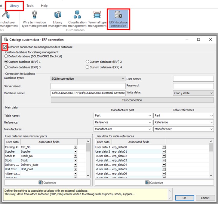 How to Connect ERP Databases to SOLIDWORKS Electrical
