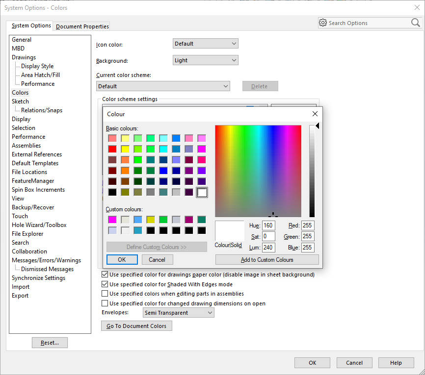 SOLIDWORKS Tips: How to Change Your SOLIDWORKS Background Colour