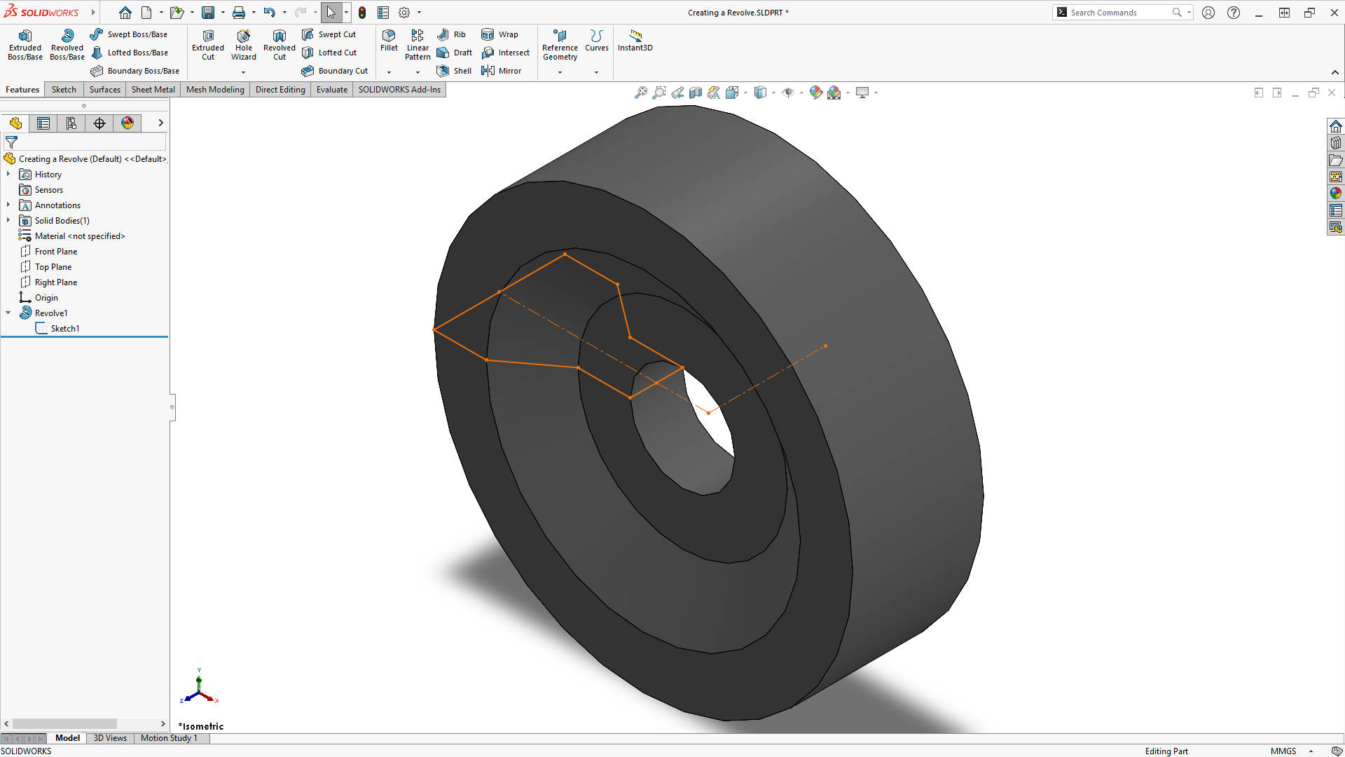 SOLIDWORKS Tips: How to Create a Revolve in SOLIDWORKS