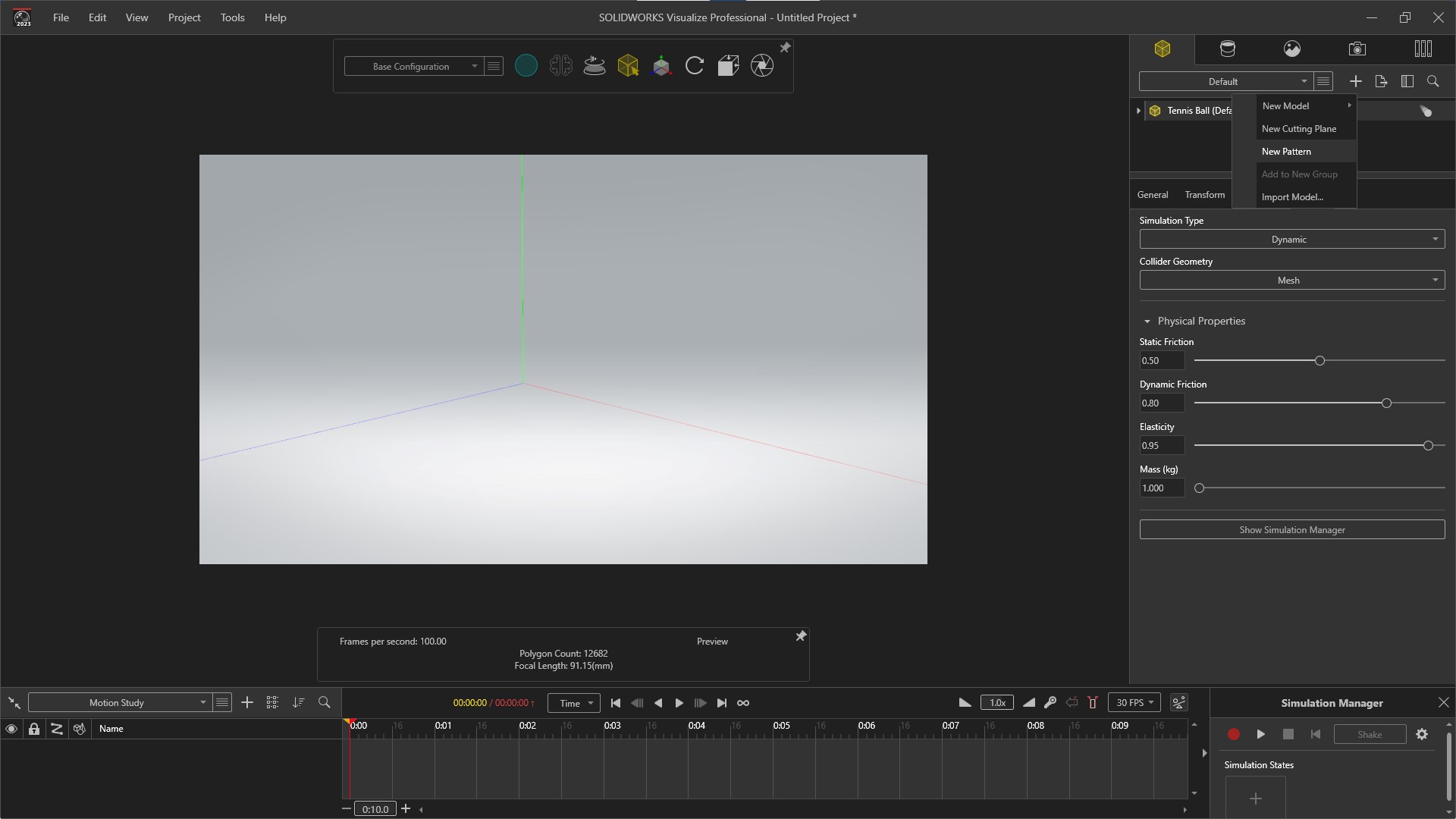 SOLIDWORKS Visualize: Rendering with Gravity