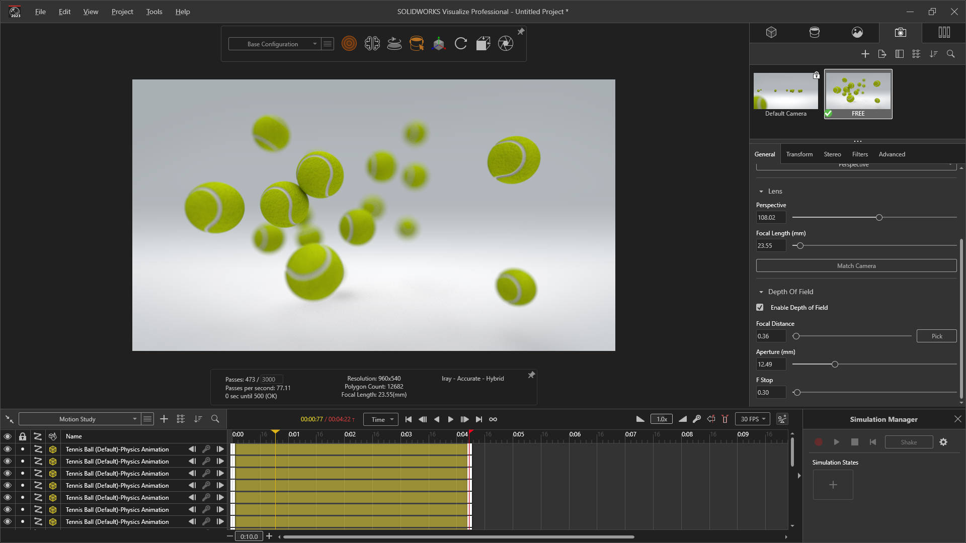 SOLIDWORKS Visualize: Rendering with Gravity