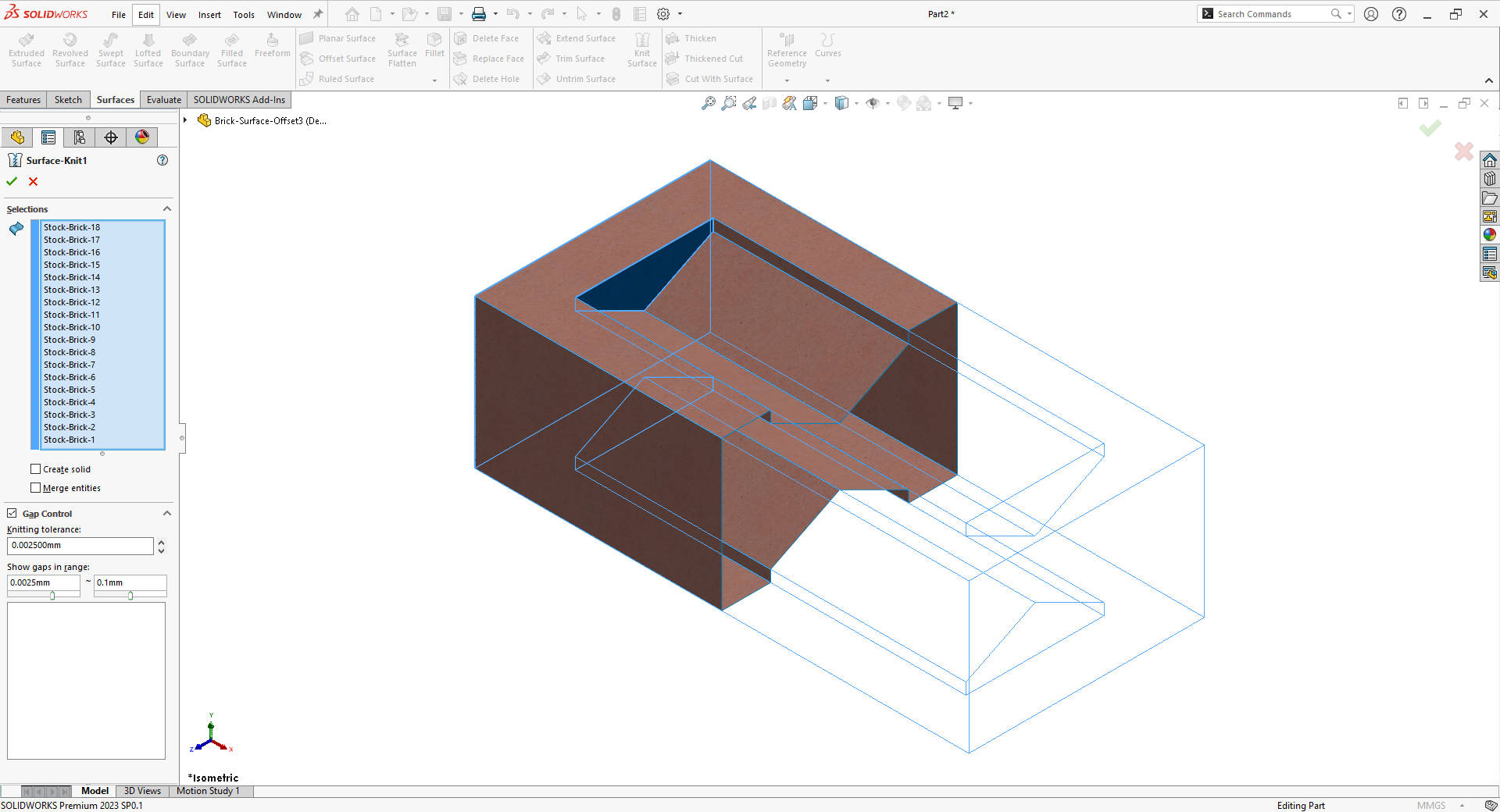Surface Modelling: How to Convert Surfaces to Solid Bodies in SOLIDWOR