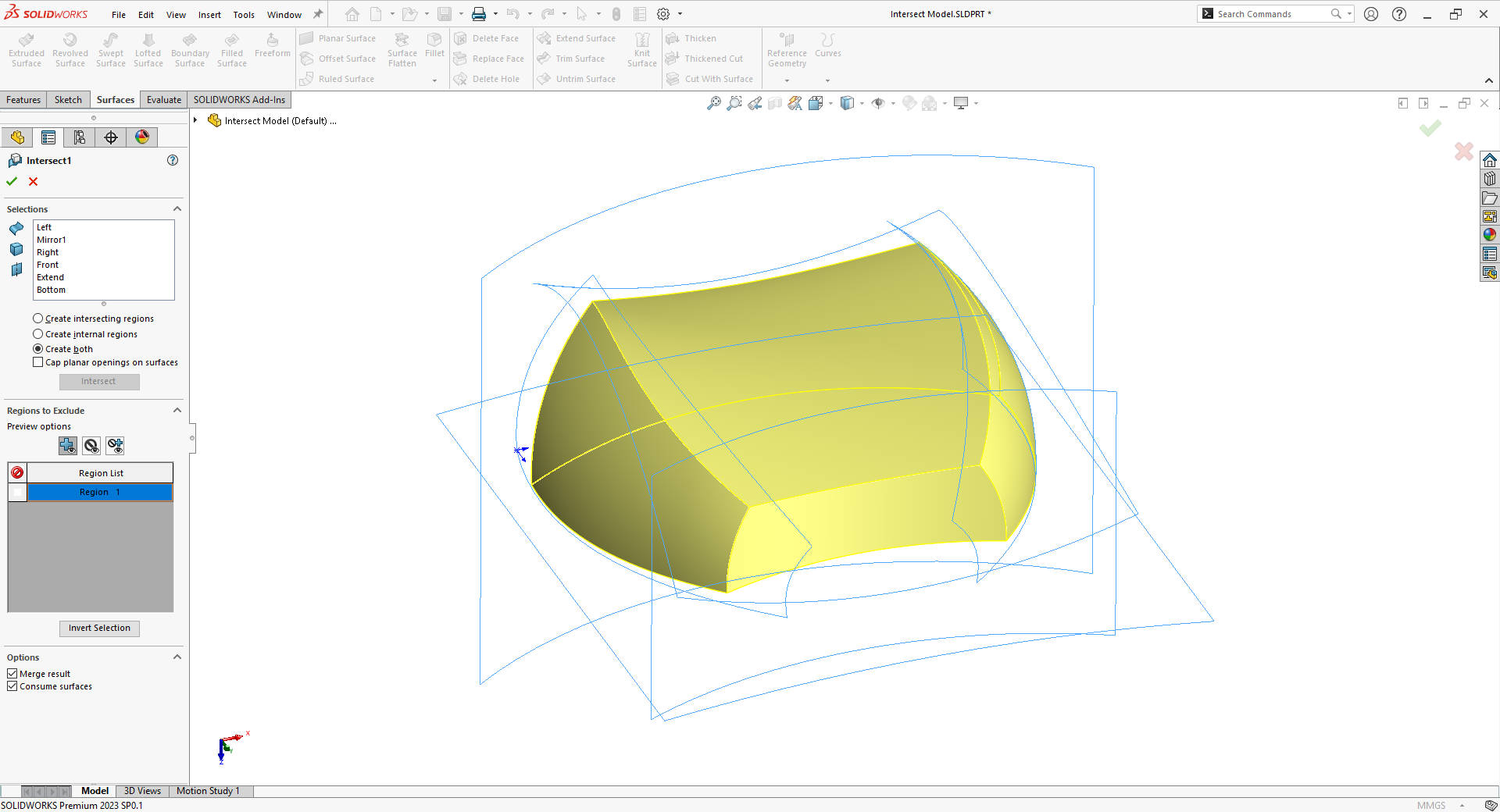 Surface Modelling: How to Convert Surfaces to Solid Bodies in SOLIDWOR