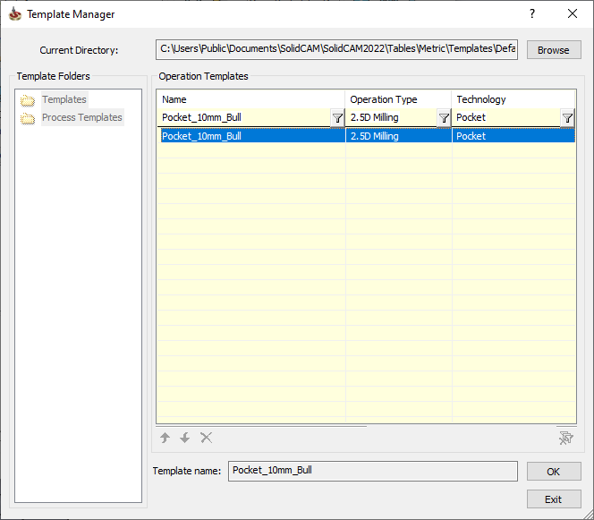 Manufacturing: How to Create Templates in SolidCAM