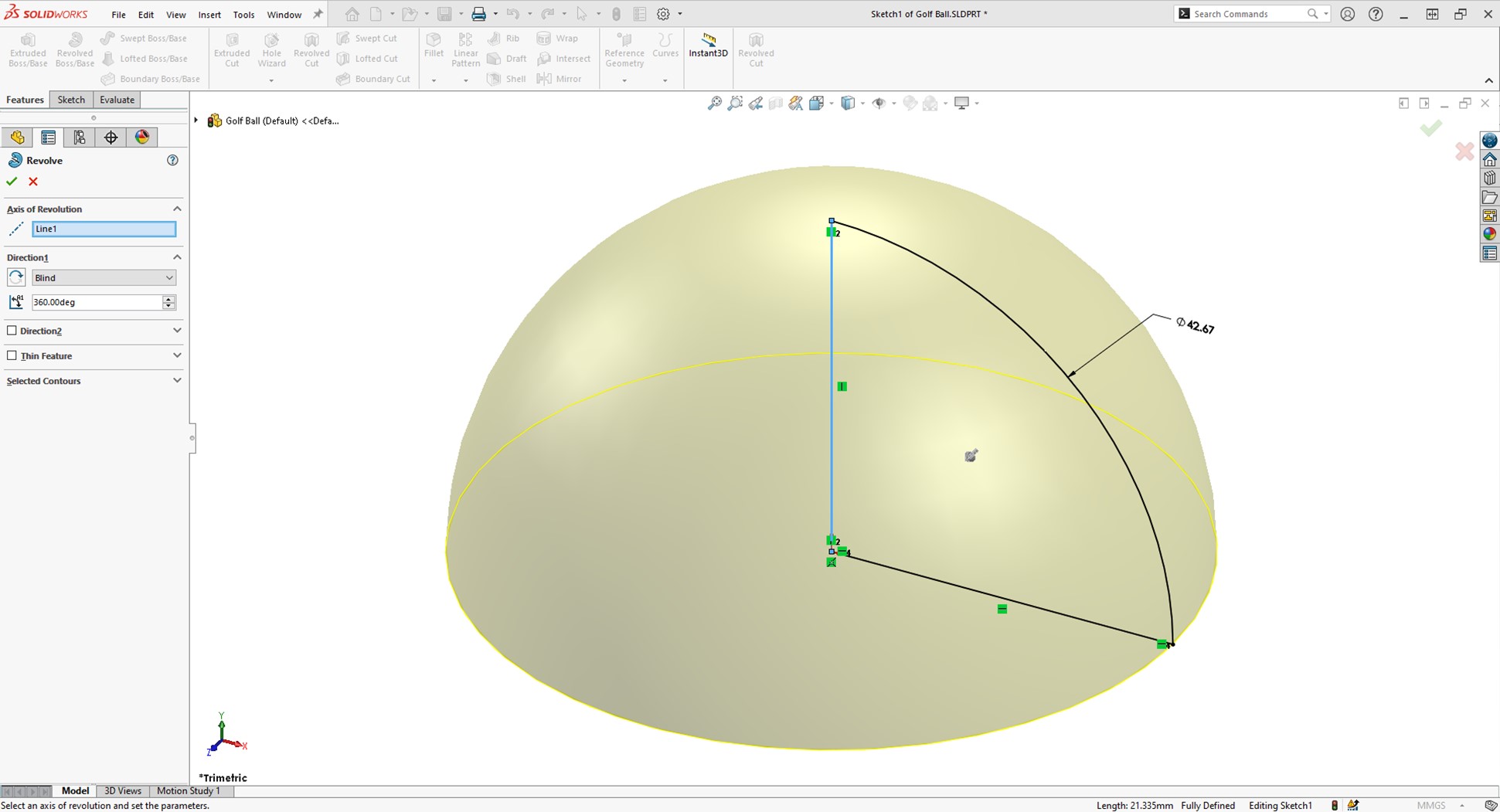 Ryder Cup 2023: How to Model a Golf Ball in SOLIDWORKS