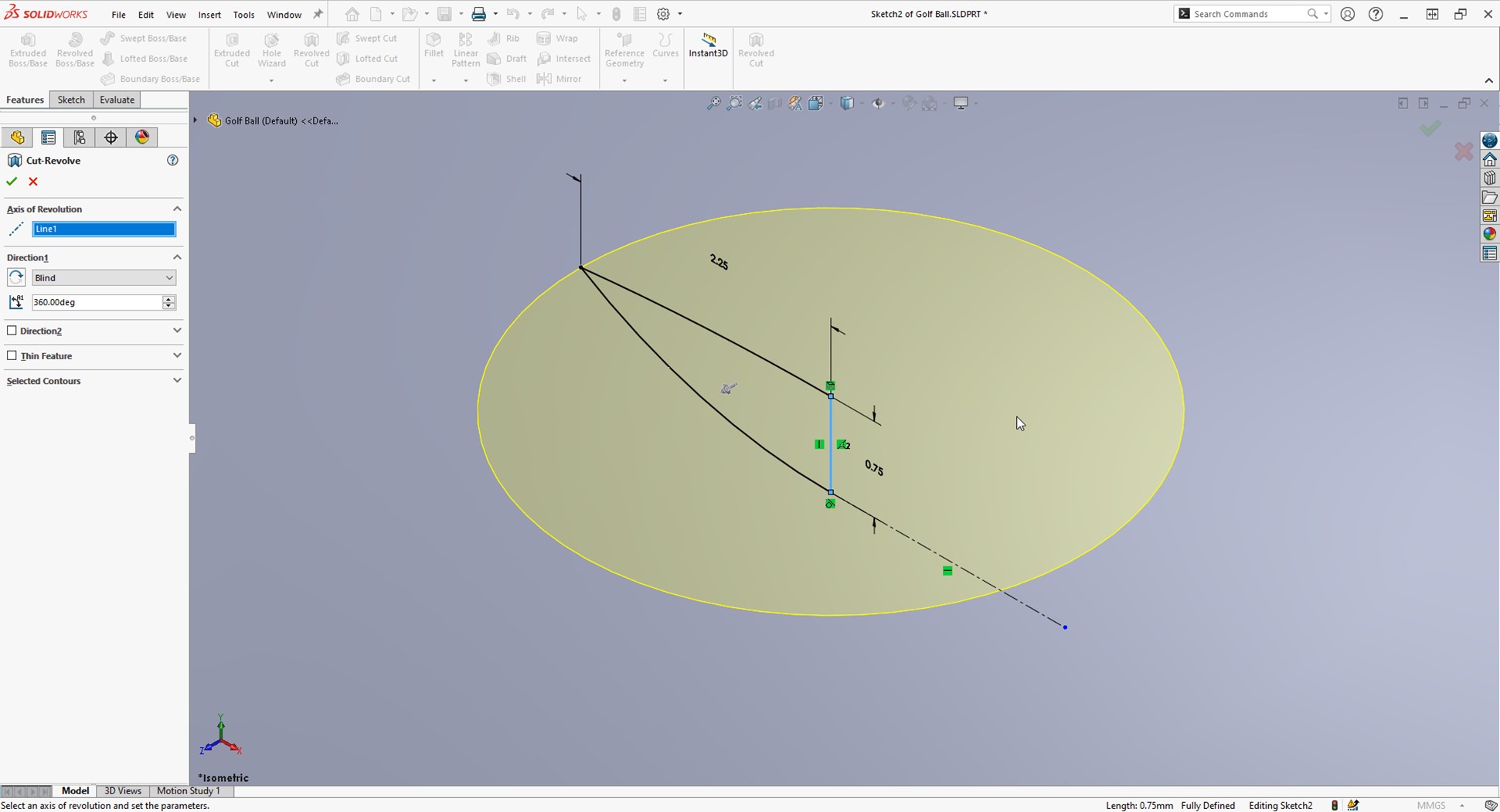 Ryder Cup 2023: How to Model a Golf Ball in SOLIDWORKS