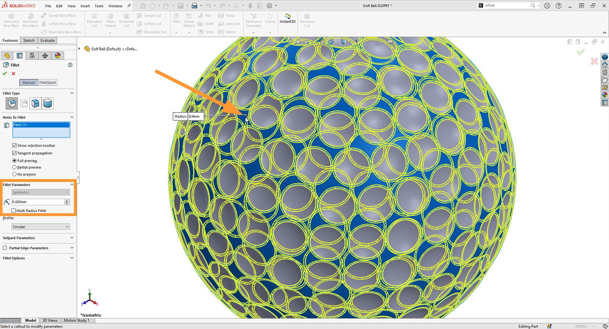 Ryder Cup 2023: How to Model a Golf Ball in SOLIDWORKS