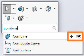 How to Search for Commands in SOLIDWORKS