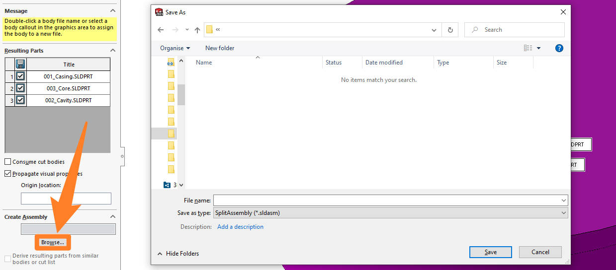 How to Export Bodies from Parts to Assemblies in SOLIDWORKS