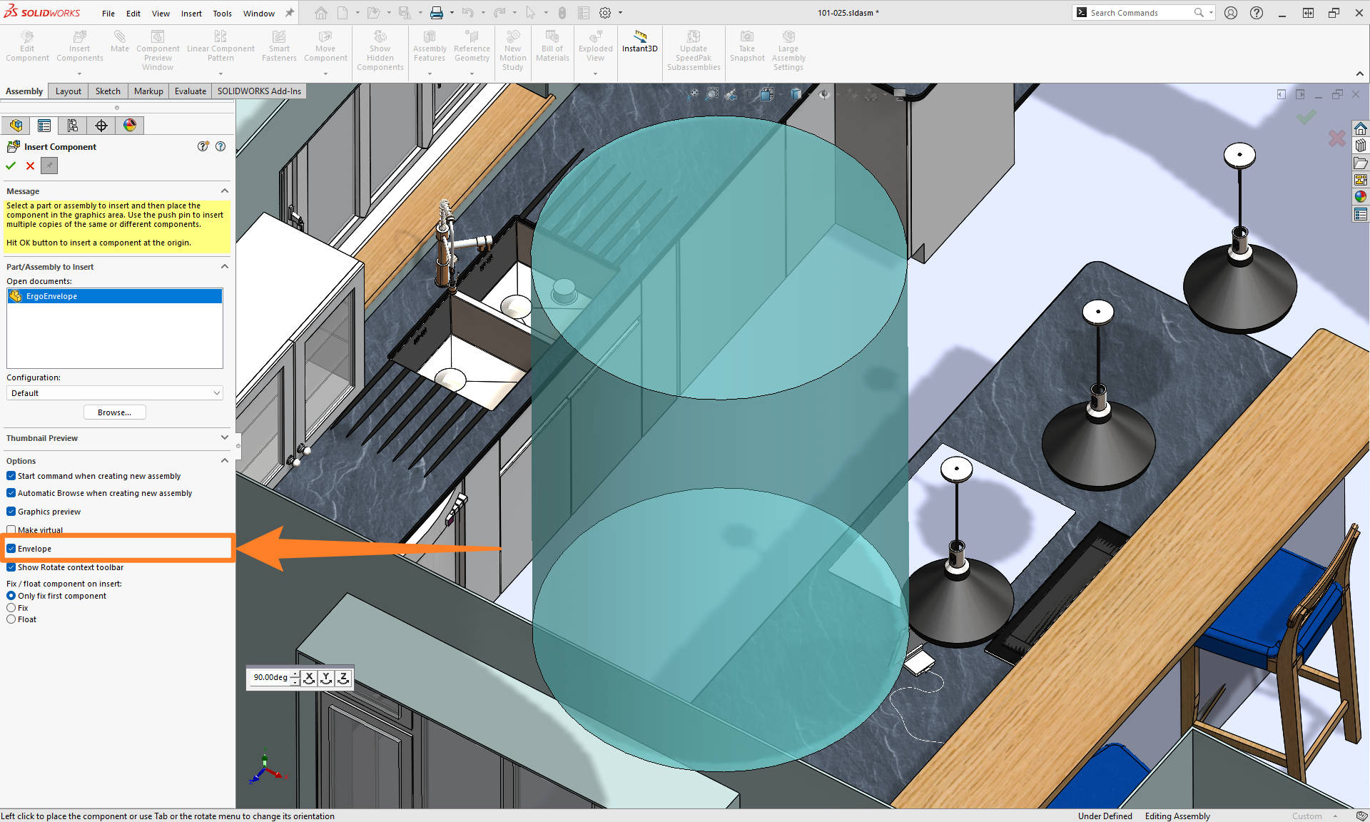 Advanced Assemblies: What are Envelopes in SOLIDWORKS and when to use