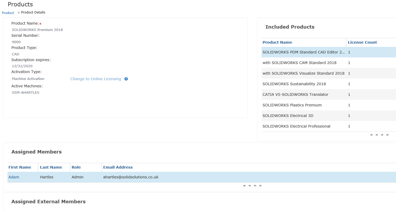 Tech Support Blog: Using the SOLIDWORKS Admin Portal